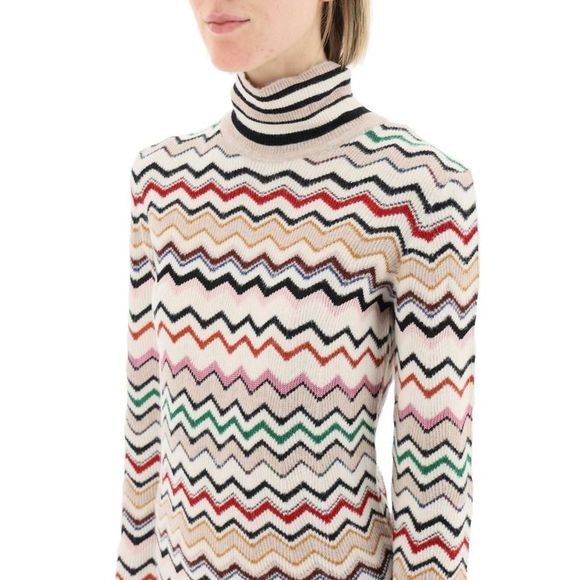 Missoni | Dresses | Missoni Womens Blu Red Green Gold Dress | Poshmark